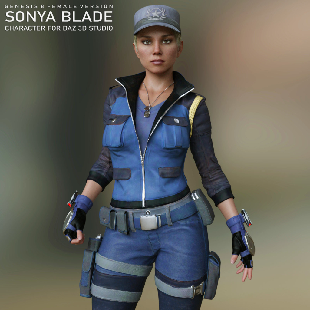 Sonya Blade for G8F – Renderopedia | Daz & Poser Content